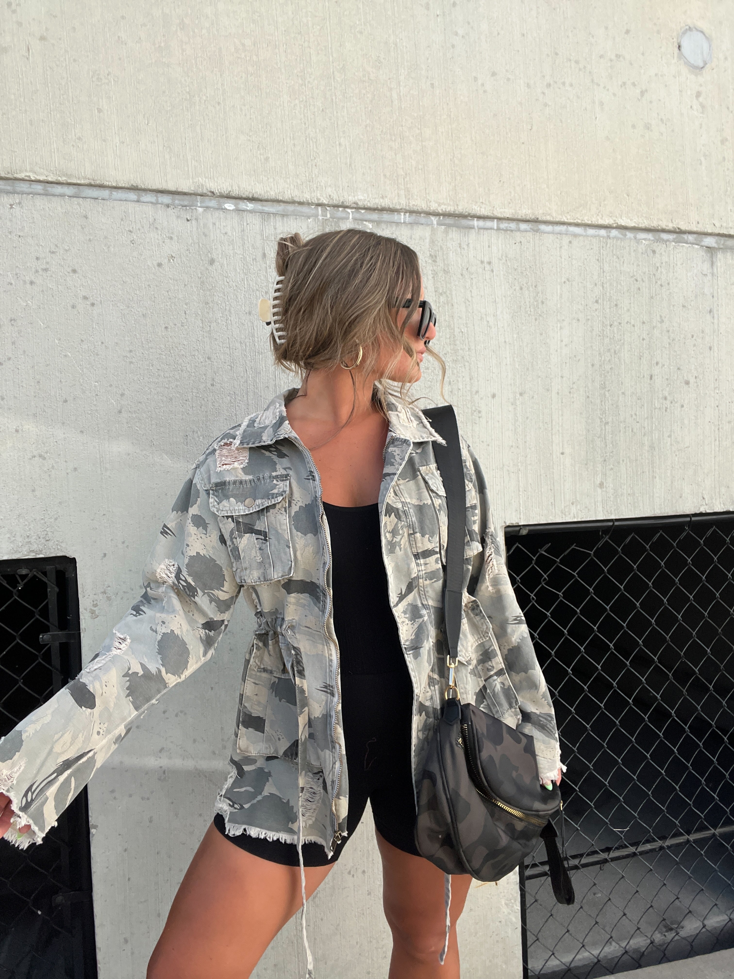 Vintage Camo Utility Jacket – Chic by Ally B